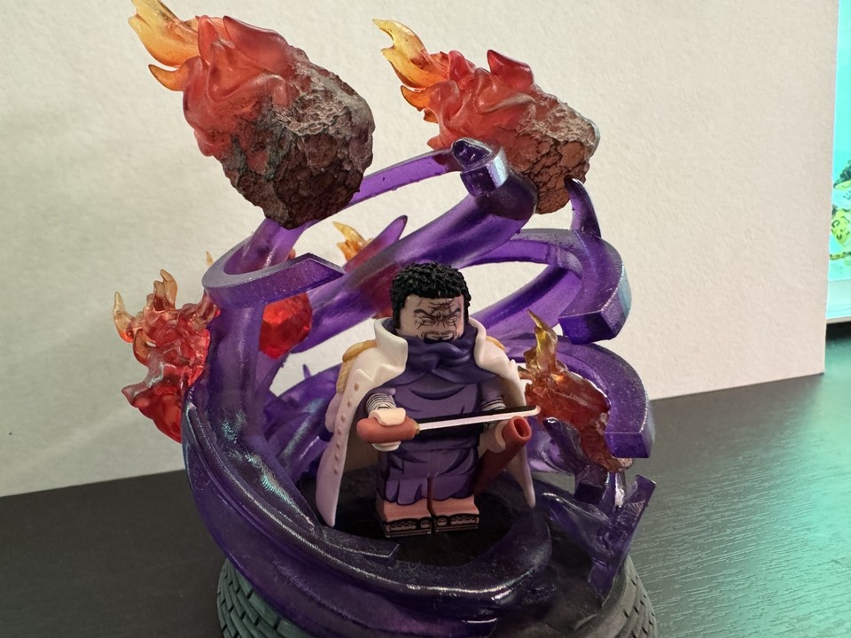 One Piece : fujitora custom Lego Base - Minifig is not included | eBay