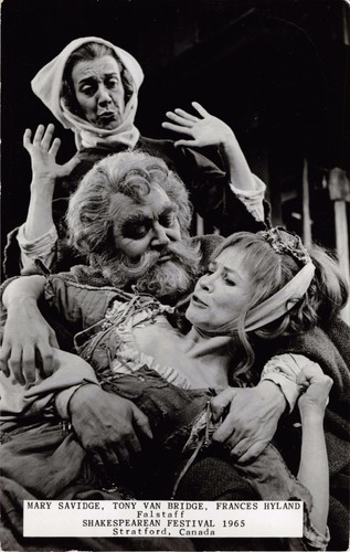 STRATFORD CANADA SHAKESPEAREAN FESTIVAL~MARY SAVIDGE~TONY VAN BRIDGE ...