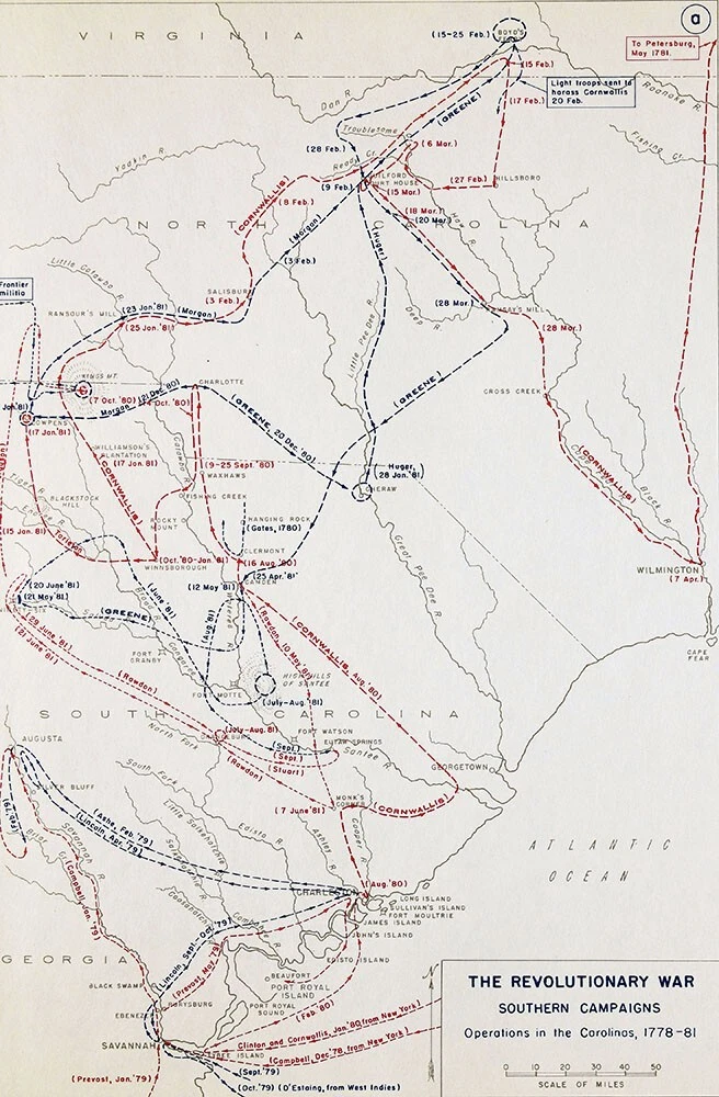 Revolutionary War Battle Lines