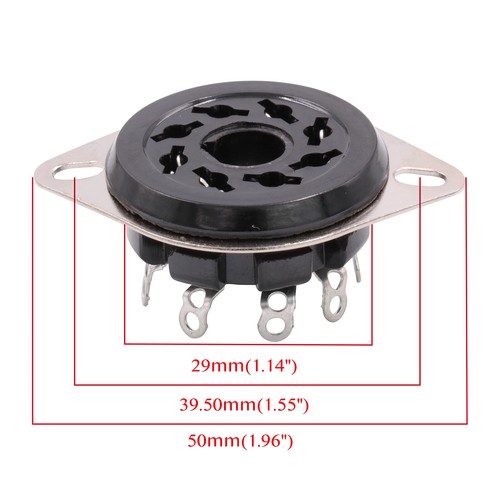 10PCS 8Pin Octal Vacuum Tube Socket For 6SN7 EL34 274B 6L6 KT88 Chassis ...