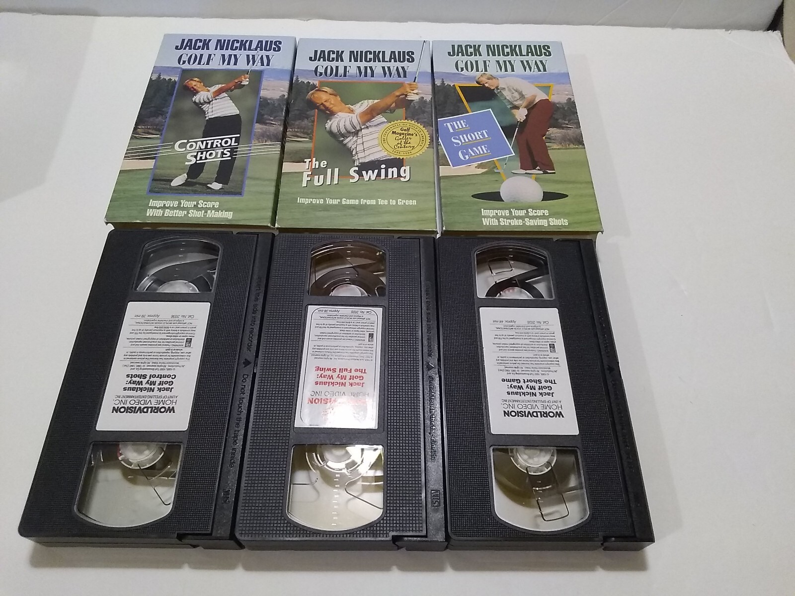 Jack Nicklaus: Golf My Way VHS Collection (3 Tape Set) Pre-Owned ...