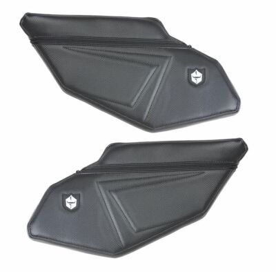 Pro Armor Rear Door Knee Pads With Storage Black / Black Polaris RZR ...
