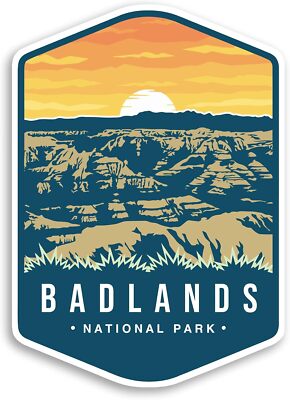 Badlands National Park Sticker Decal Notebook Car Laptop 4"x5.5 ...
