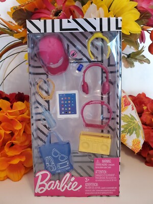 Barbie🎀 Storytelling Fashion Accessory Pack " Boom Box " Playset ~ NEW ...