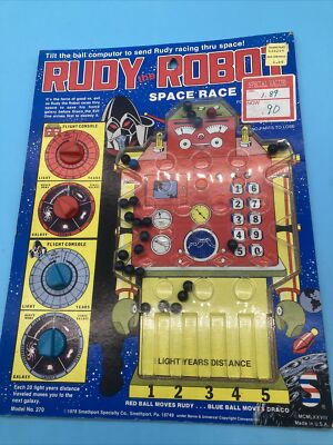 Rudy The Robot Space Race Game | eBay