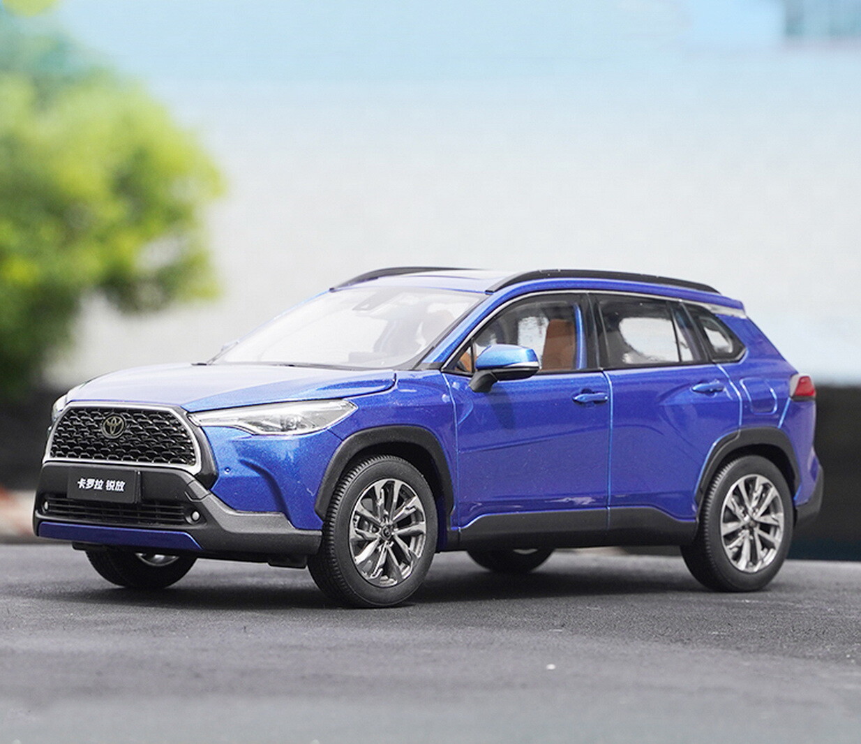 1/18 Scale Toyota Corolla Cross SUV 2022 Blue Diecast Car Model Toy ...