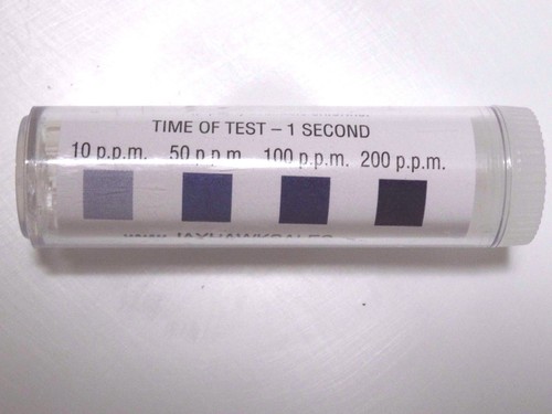 Chlorine Litmus Test Kit 100 Strips Restaurant Dishwasher Sanitizer ...