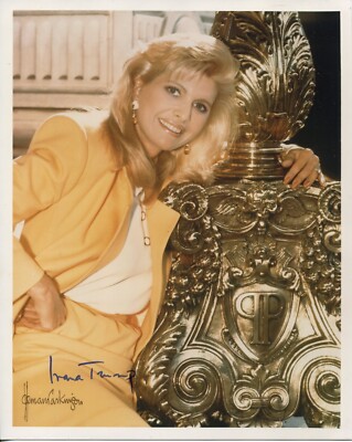 IVANA TRUMP Autographed 8X10 color photo PC1409 | eBay