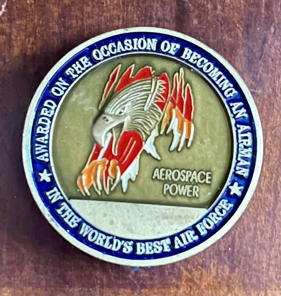 United States Air Force Token 1947 Becoming An Airman Challenge Coin ...
