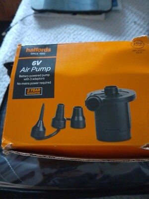 Halfords 6v Air Pump Battery Powered | eBay UK
