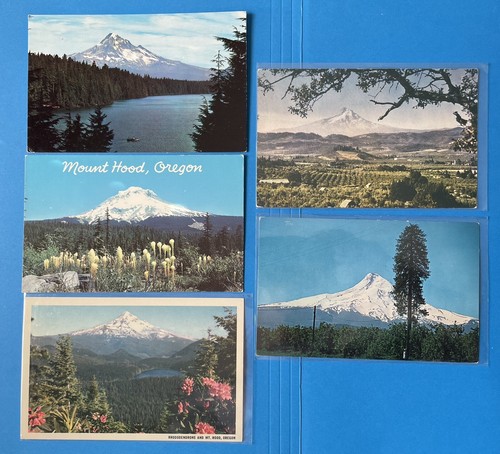 LOT OF 5 Oregon Mt. Hood mountain Postcard Lot | eBay