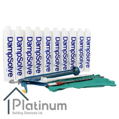 DAMPSOLVE Damp Proof Cream Kit (10 x 380ml Kit) | DPC Course Injection ...