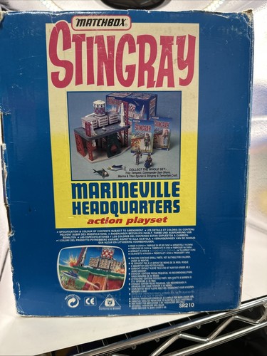 Matchbox Stingray Marineville Headquarters Action Playset With Figures ...