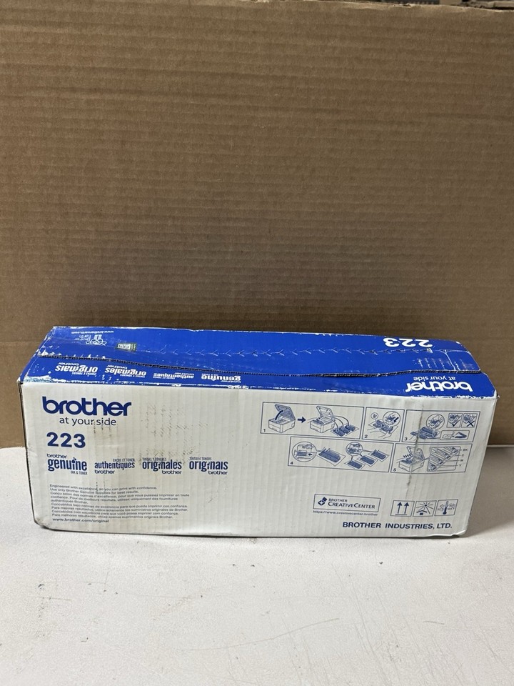Brother TN223Y Yellow Genuine Color Toner Cartridge - OEM NIB, Sealed ...