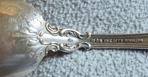 Gorham Chantilly Pat. 95 Sterling Silver Teaspoons 5 3/4" - Set of 6 No ...