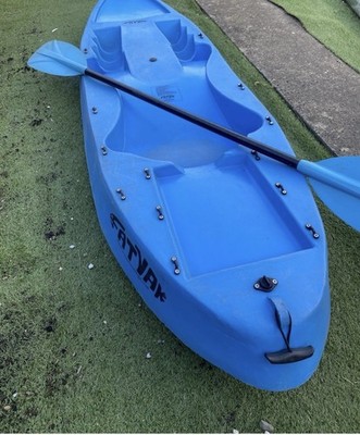 FATYAK Single Sit On Surf /General UseCanoe Used In Blue - Very Tough ...