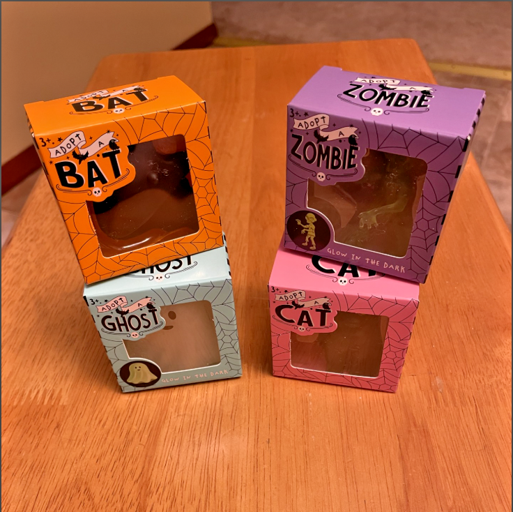 Target Bullseye Adopt A Bat Ghost Cat Zombie 4 Boxed Set (2 Glow In ...