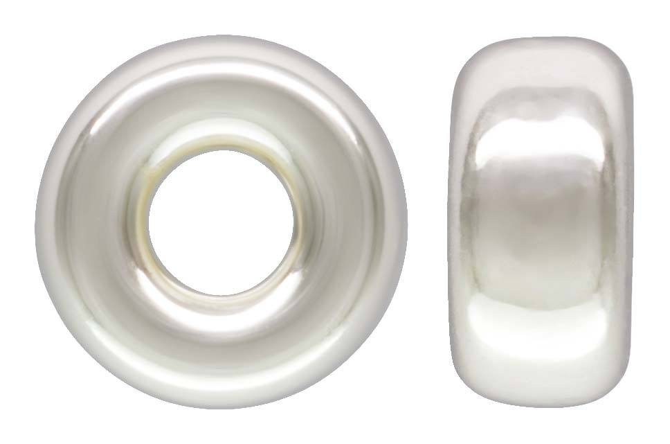 Sterling Silver .925 Rondelle Beads 3mm thru 8mm Choose Size & Quantity ...