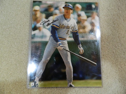 Milwaukee Brewers Jimmy Gantner autographed 8X10 color | eBay