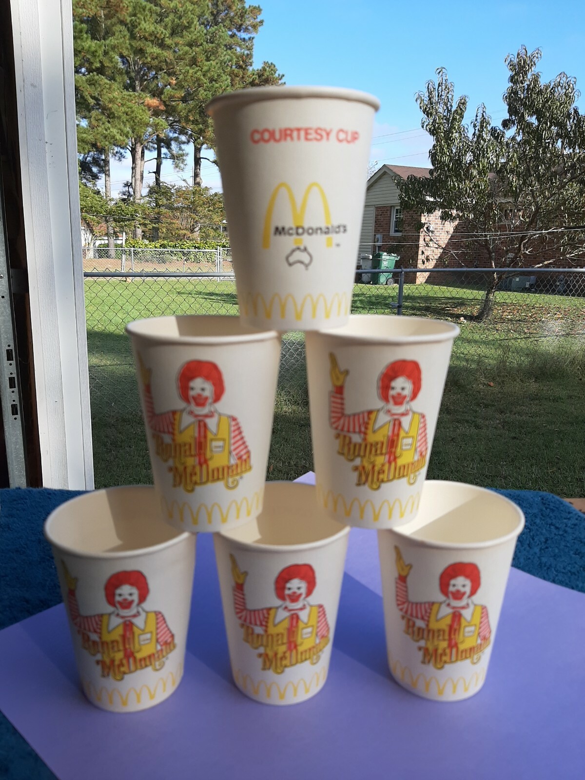 Mcdonalds Courtesy Cup From Australia POLARCUP VP 250 You get all 6 ...