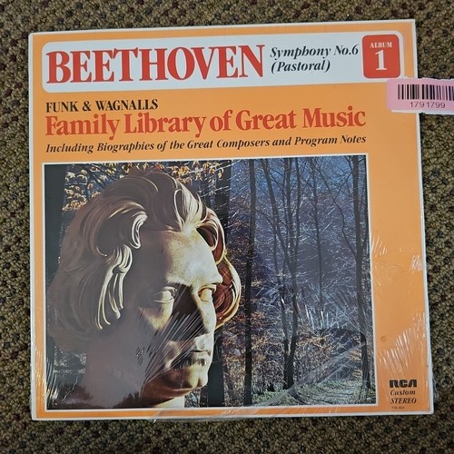 SEALED LP Record SYMPHONY NO 6 PASTORAL Beethoven 1966 FW-601 Funk ...