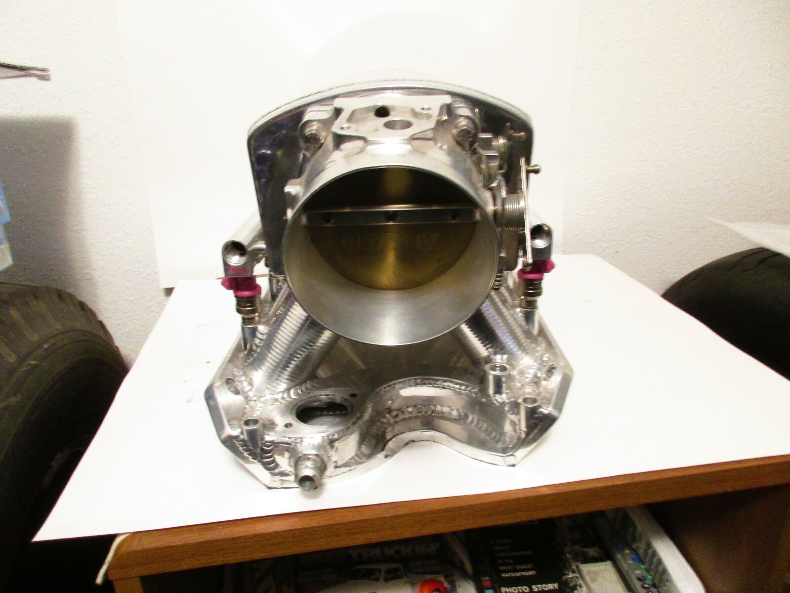 BOSS 429 HOGAN EFI THROTTLE BODY TUNNEL RAM | eBay