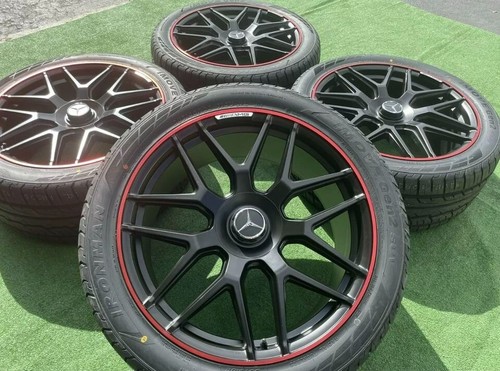 21" Wheels fit GLE 550 Tires GLE GLE63 ML GL450 GL550 GLS Black Red ...