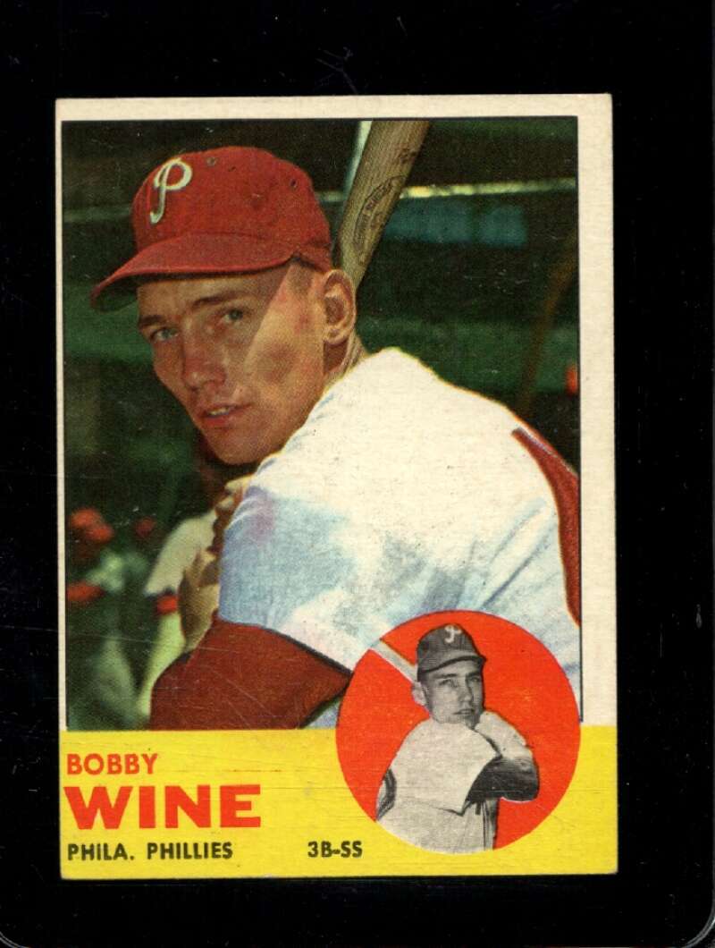 1963 TOPPS #71 BOBBY WINE EX (RC) PHILLIES *X72744 | eBay