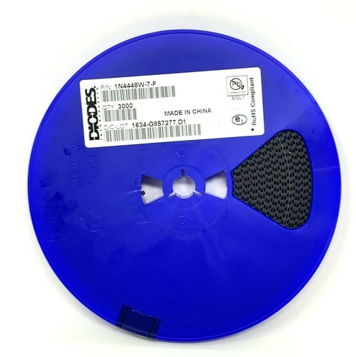 DIODES INC 1N4448W-7-F DIODE, SWITCHING, 75V SOD-123 NEW OLD STOCK REEL ...