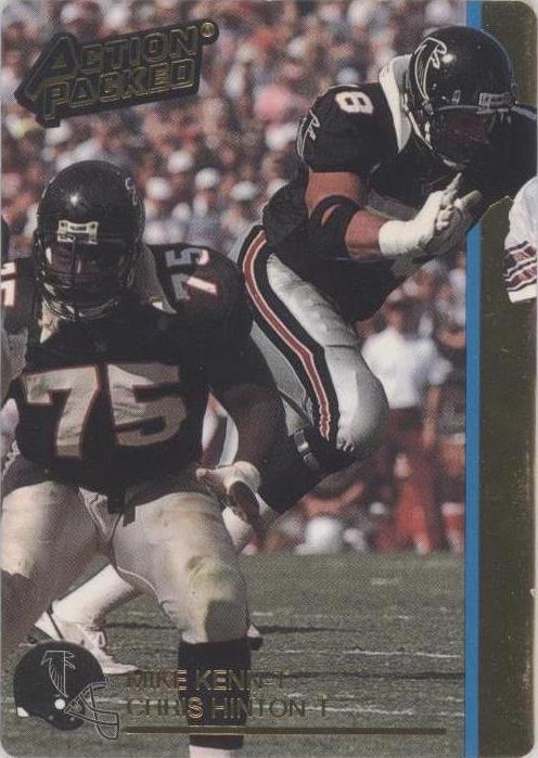 1992 Action Packed Chris Hinton Mike Kenn #10 for sale | eBay