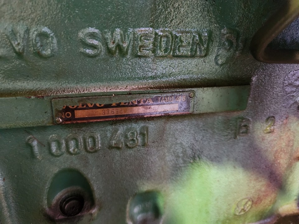 Volvo Penta TAMD40B 165 HP Marine Diesel Engine With Gear | eBay