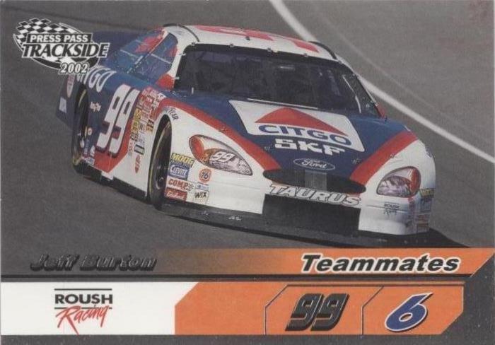 2002 Press Pass Trackside - Teammates Jeff Burton #79 for sale online ...