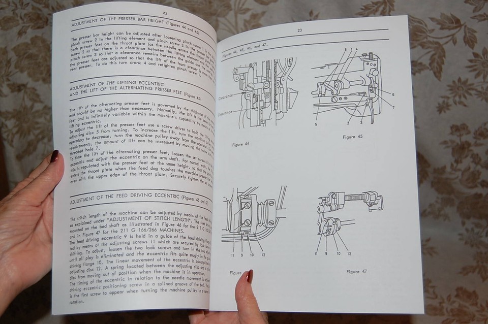 Singer Sewing Machine 211G Service Manual & Applicable: 111G 111W 211U ...