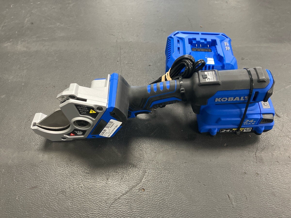 Kobalt 24-volt KPC 124B-03 PVC / Pex Cutter Kit w/ Battery & Charger | eBay