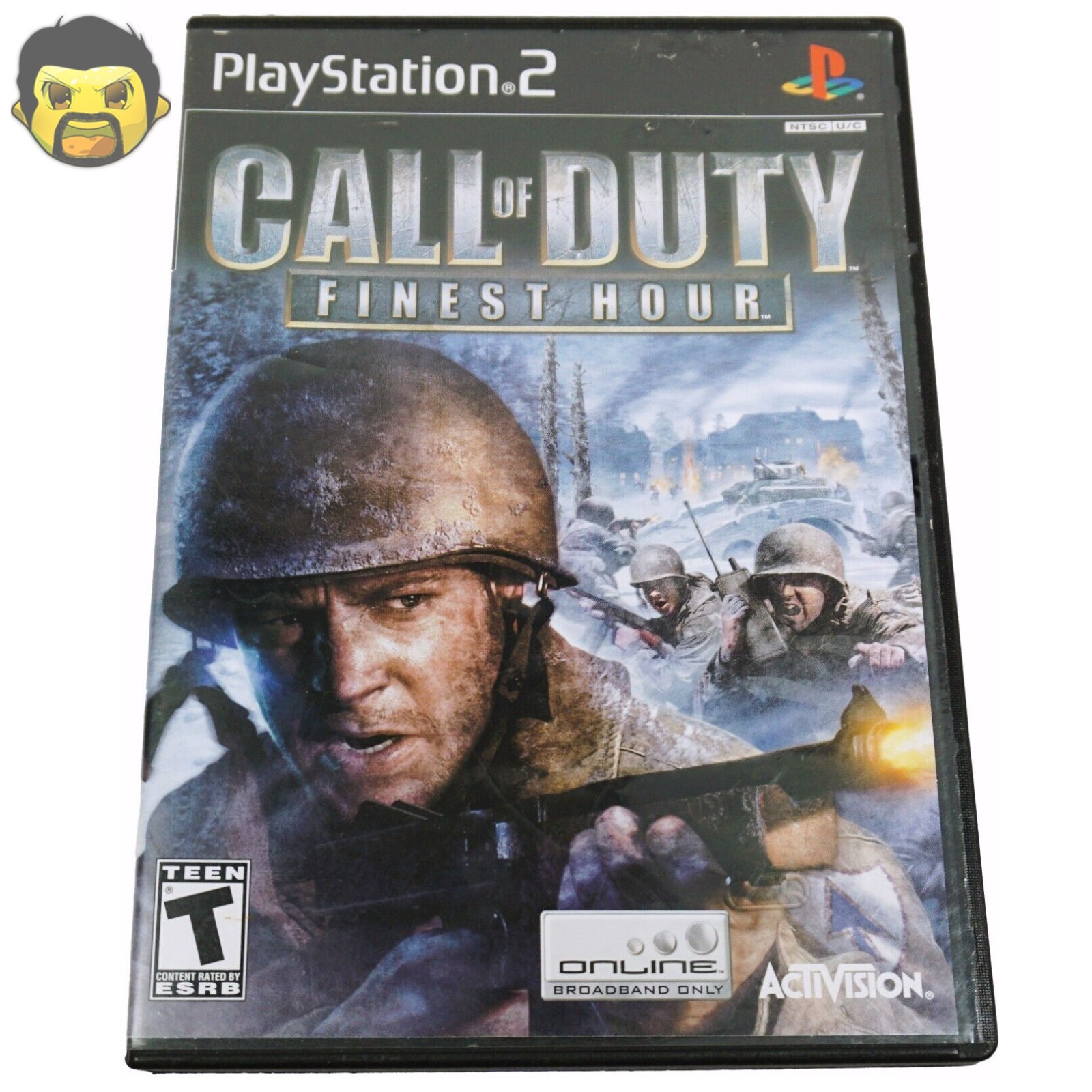 Call of Duty: Finest Hour PS2 (Sony PlayStation 2, 2004) No Manual FAST ...