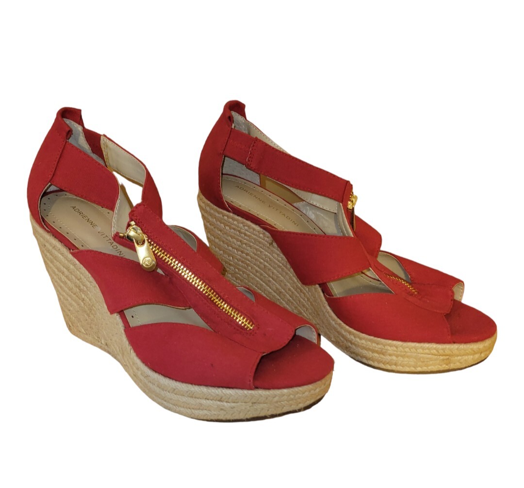 Adrienne Vittadini red Wedges - Gem