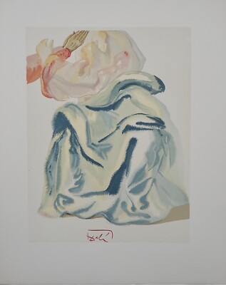 Salvador dali - Print - Wood Engraved - A L'em Pyrée , La Divine Comedy ...