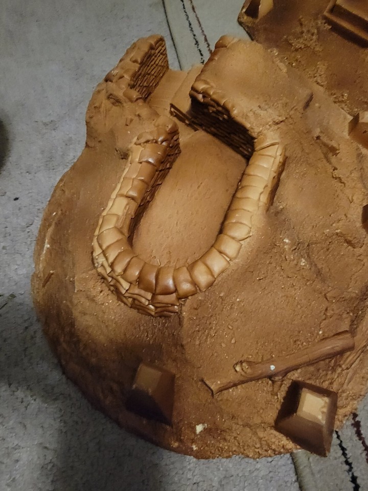 Vintage Toy Soldier Company war reenactment setup with green soldiers ...