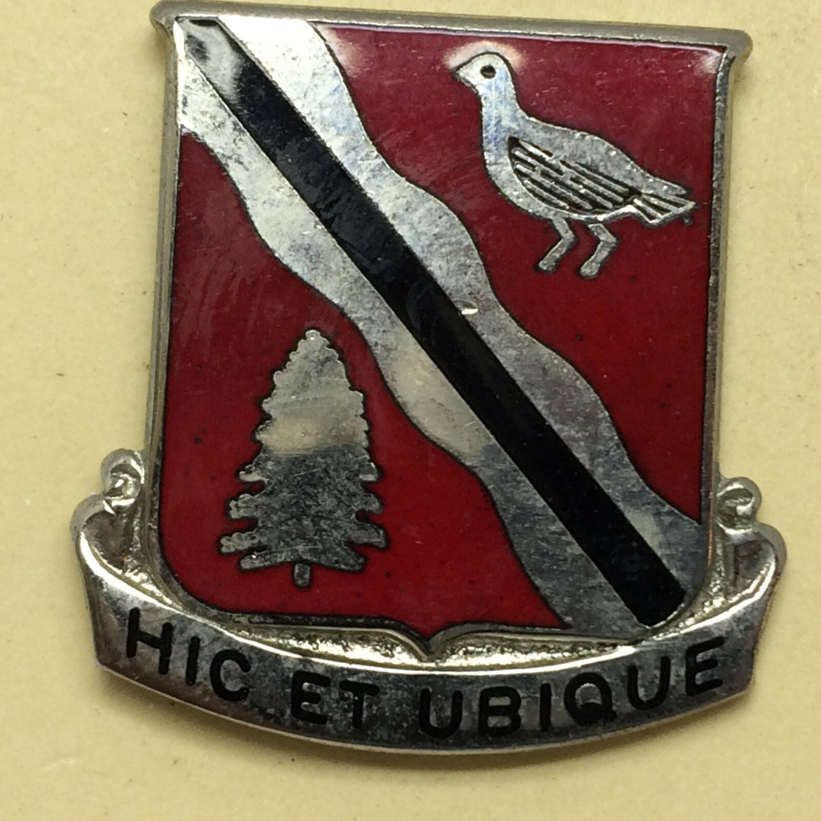 Military Pin 588th Engr Bn HIC ET UBIQUE | eBay