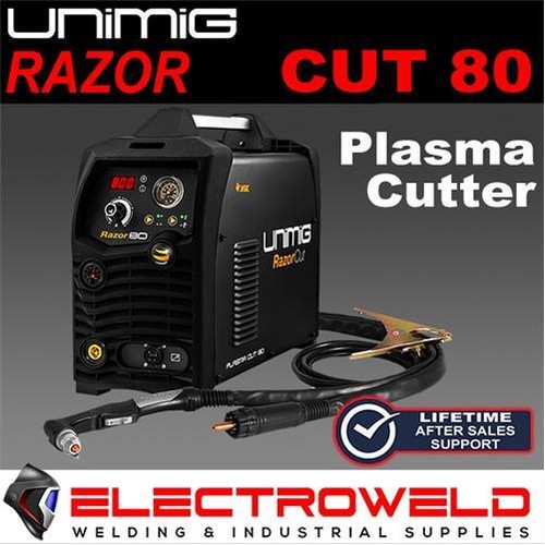 UNIMIG Razor Cut 80 Plasma Cutter Inverter SC80 Torch Razorcut Welder ...
