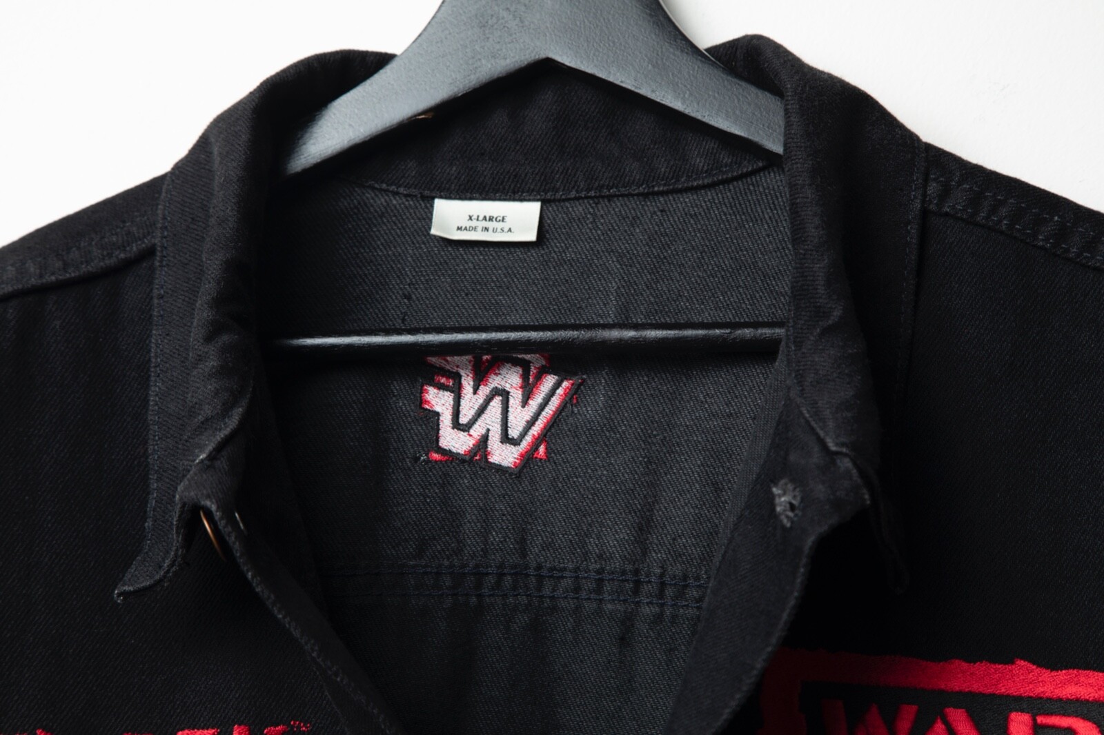 Vintage WWF World Wrestling Federation Raw Is War Mens Size XL Denim ...