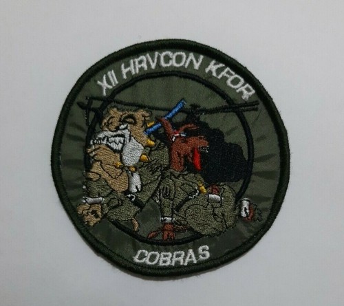 Kosovo KFOR Patch Military NATO COBRAS 12 HRVCON Croatia | eBay