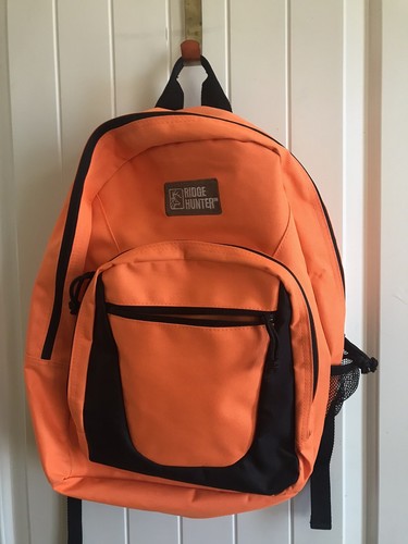 Ridgehunter Orange Backpack Hunting Lightweight Pockets Blaze Hunter | eBay