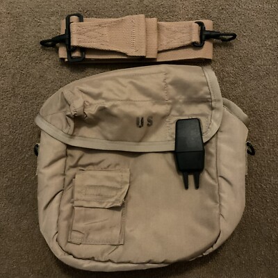 USGI Desert Tan 2-Quart Canteen Cover w/Carrying Strap & ALICE Clips | eBay