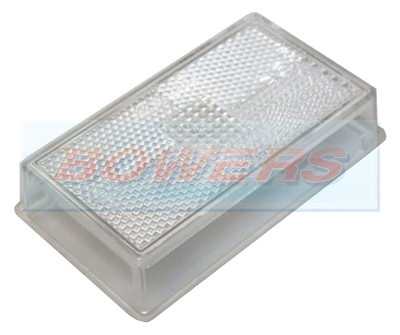 RUBBOLITE WHITE CLEAR FRONT MARKER LAMP LIGHT LENS IVOR WILLIAMS ...