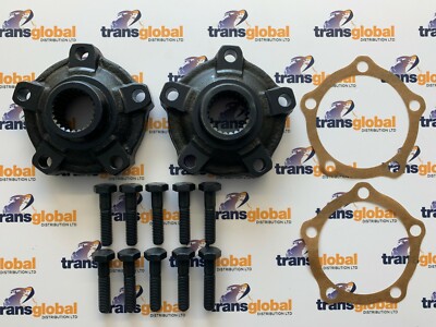 24 Spline Drive Flange & Bolt Kit x2 for Land Rover Defender RUC105200 ...