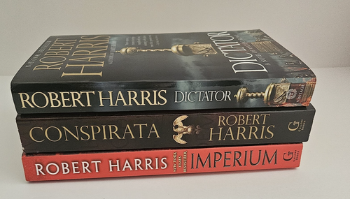 Lot of 3 ROBERT HARRIS Novels Ancient Rome Trilogy Imperium Conspirata ...
