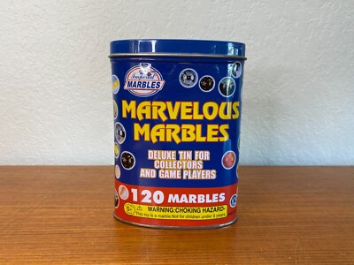 Imperial Marbles 120 set - Deluxe tin for collectors and Game Players ...
