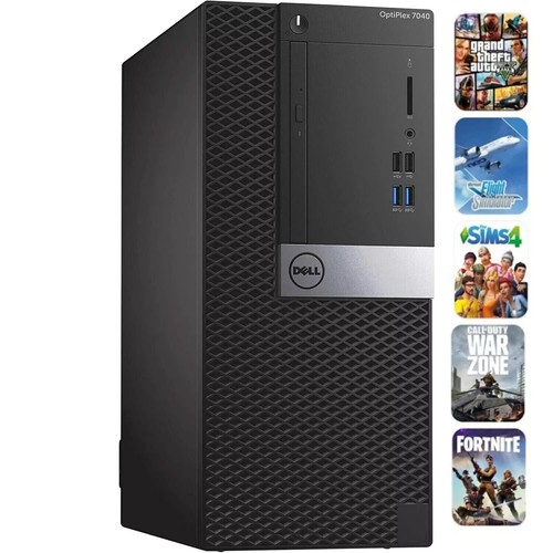 DELL 7040 MT Desktop GAMING PC i5 up to 64GB RAM 1TB SSD 4 TB HDD Win ...