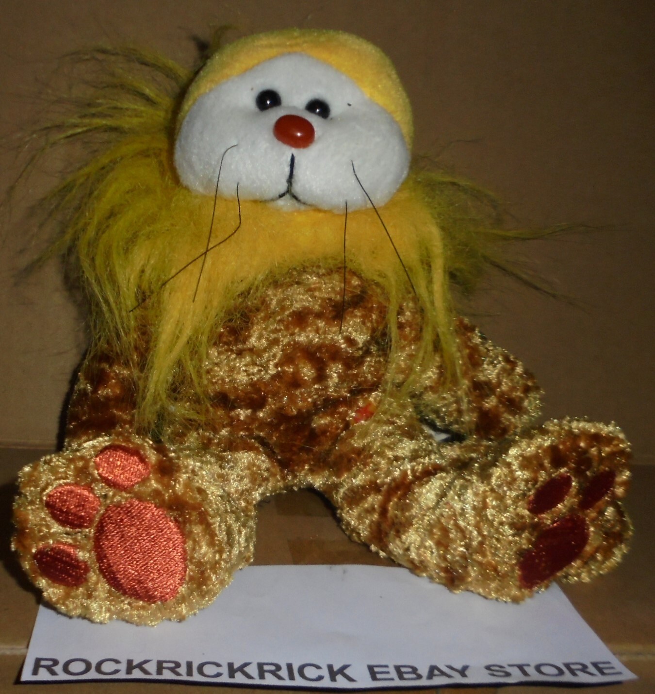 BEANIE KIDS COURAGE THE LION BEAR BK299 SKANSEN 2001 AUS BRAND NEW WITH ...